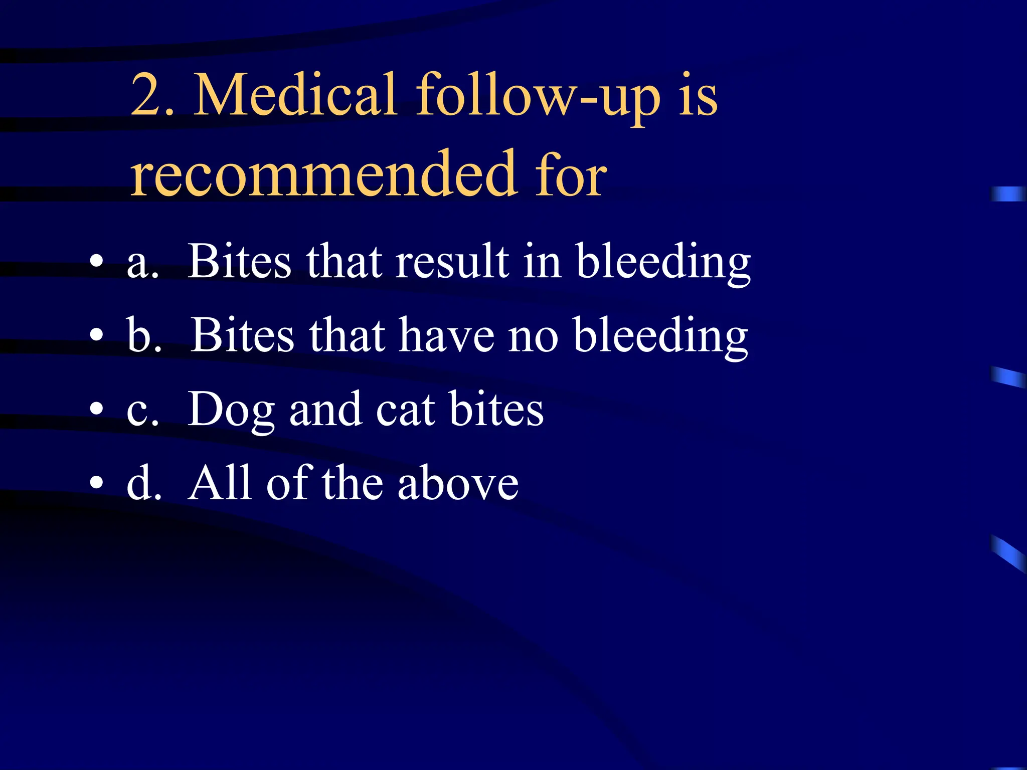 First Aid Procedures and Medical Care for Animal Bites | PPT