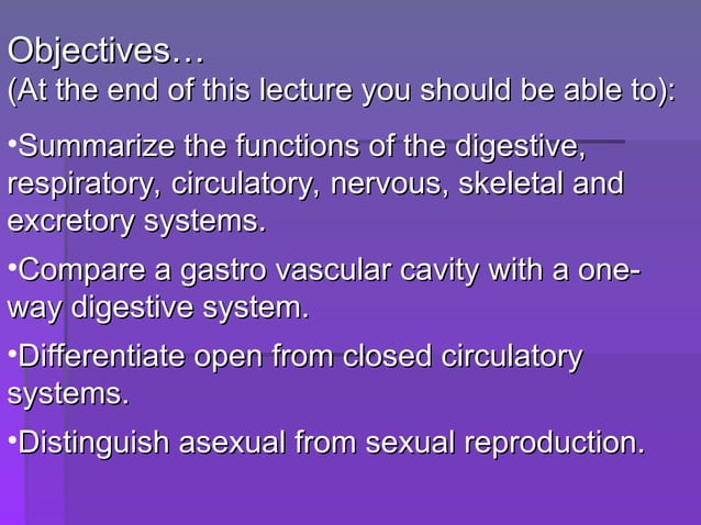 Animal Body Systems revised zzzzzzzzzzzz | PPT