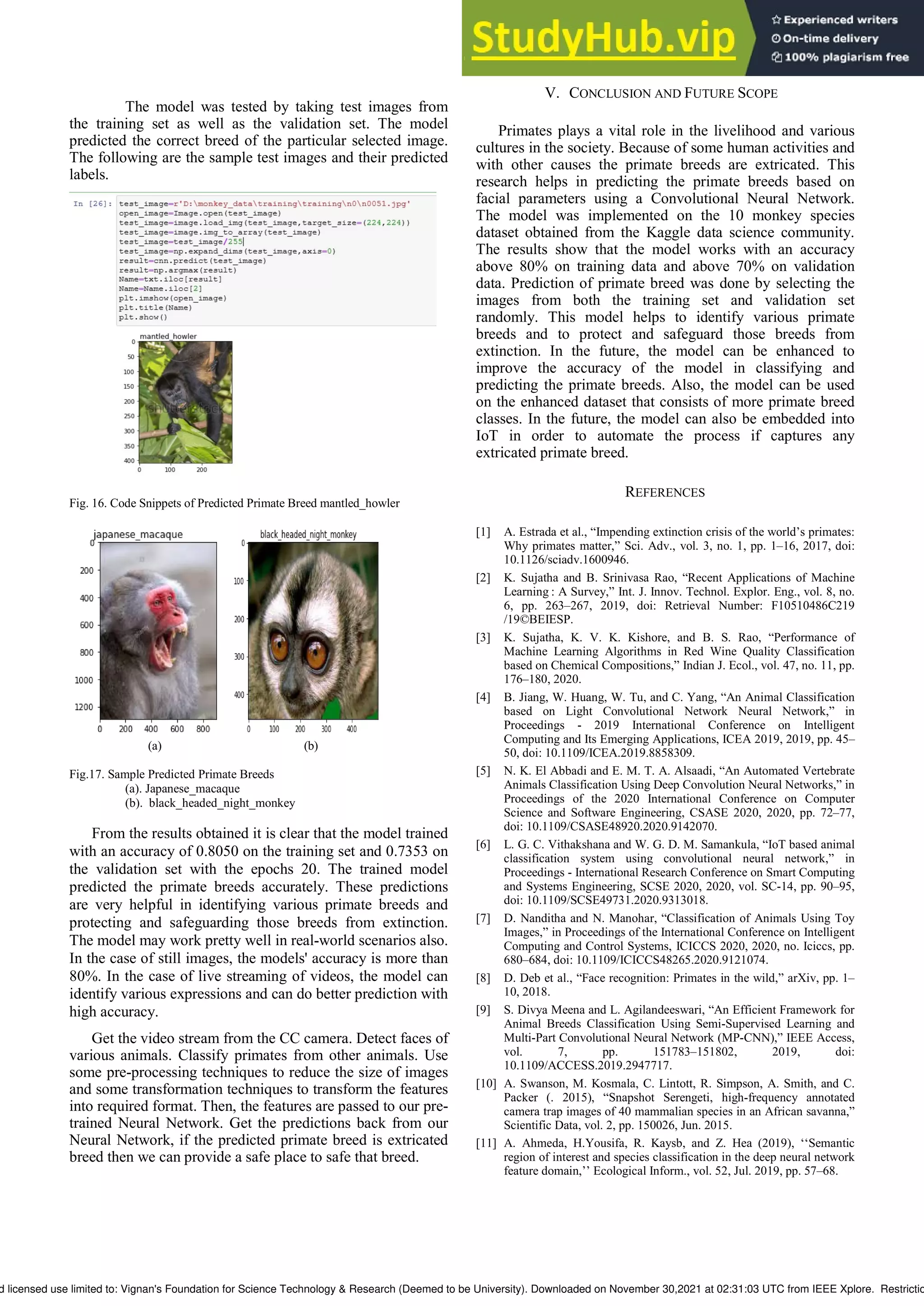 Animal Breed Classification And Prediction Using Convolutional Neural ...
