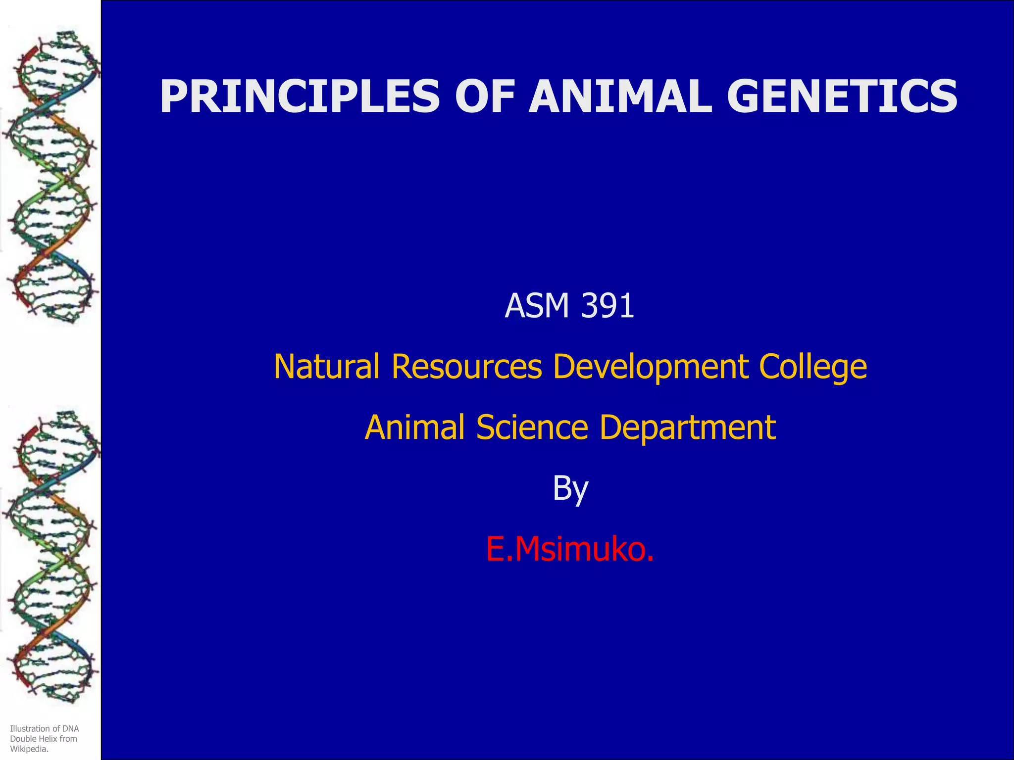 Animal breeding | PDF