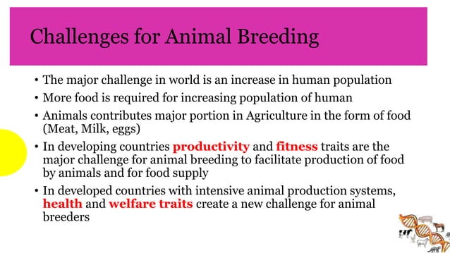 Animal breeding goals | PPTX
