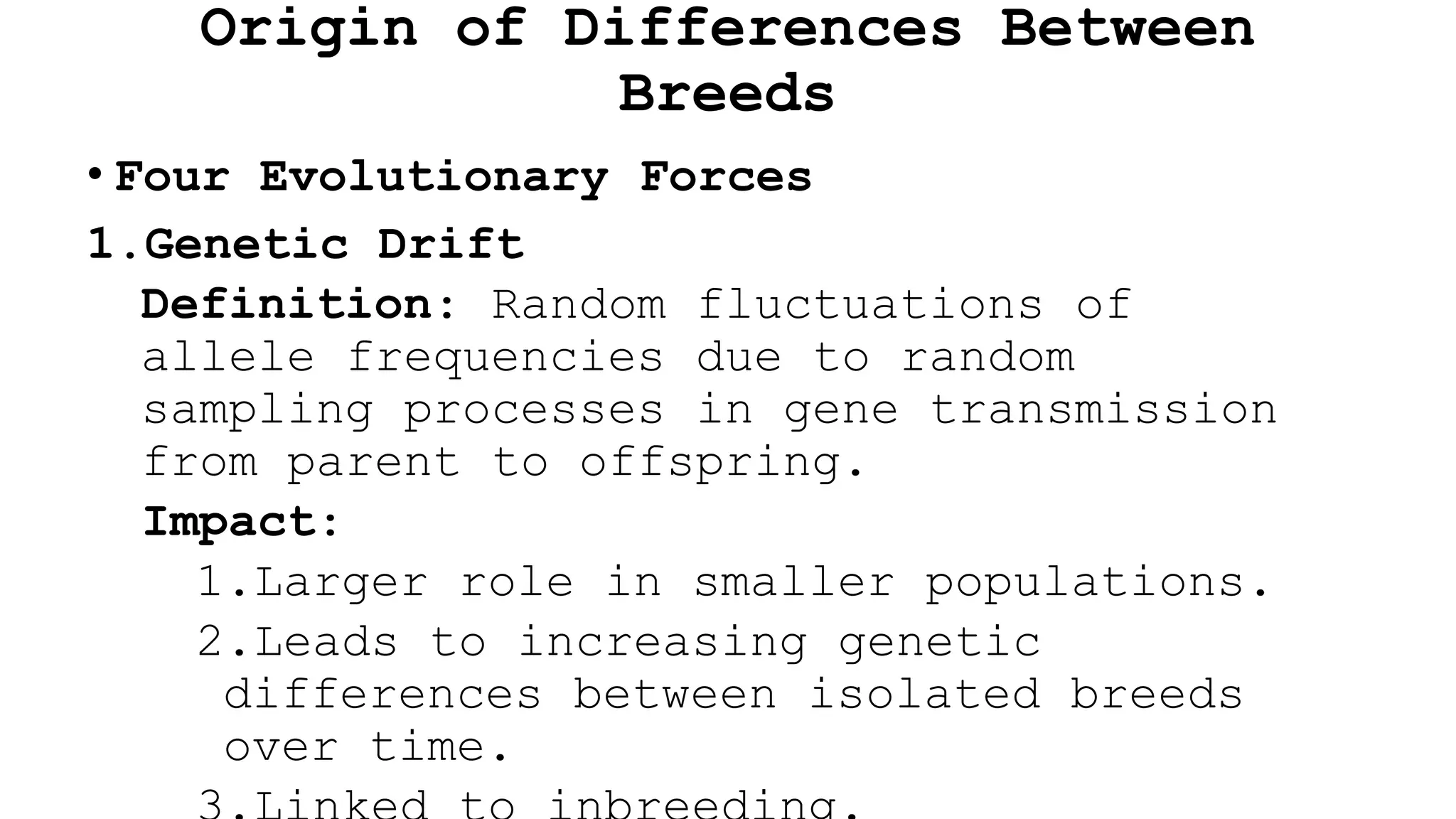 Animal breeding Lecture class note for s. | PPTX