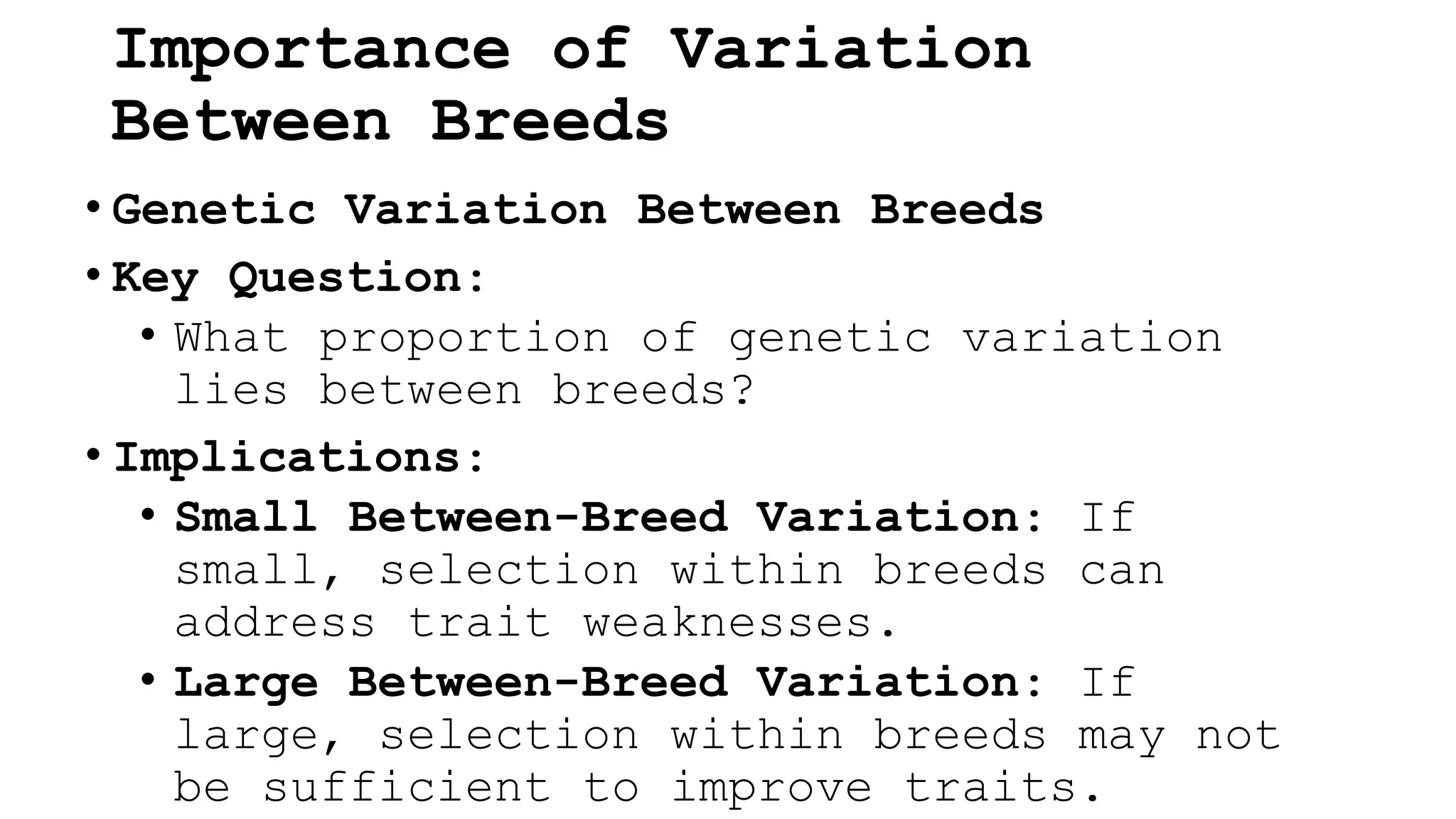 Animal breeding Lecture class note for s. | PPTX