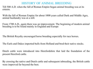 Animal breeding orginal 11.pptxbiothecnology | PPTX