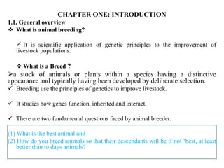 Animal breeding orginal 11.pptxbiothecnology | PPTX