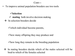 Animal breeding orginal 11.pptxbiothecnology | PPTX