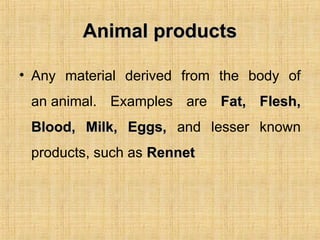 Animal by products and skin capture .ppt