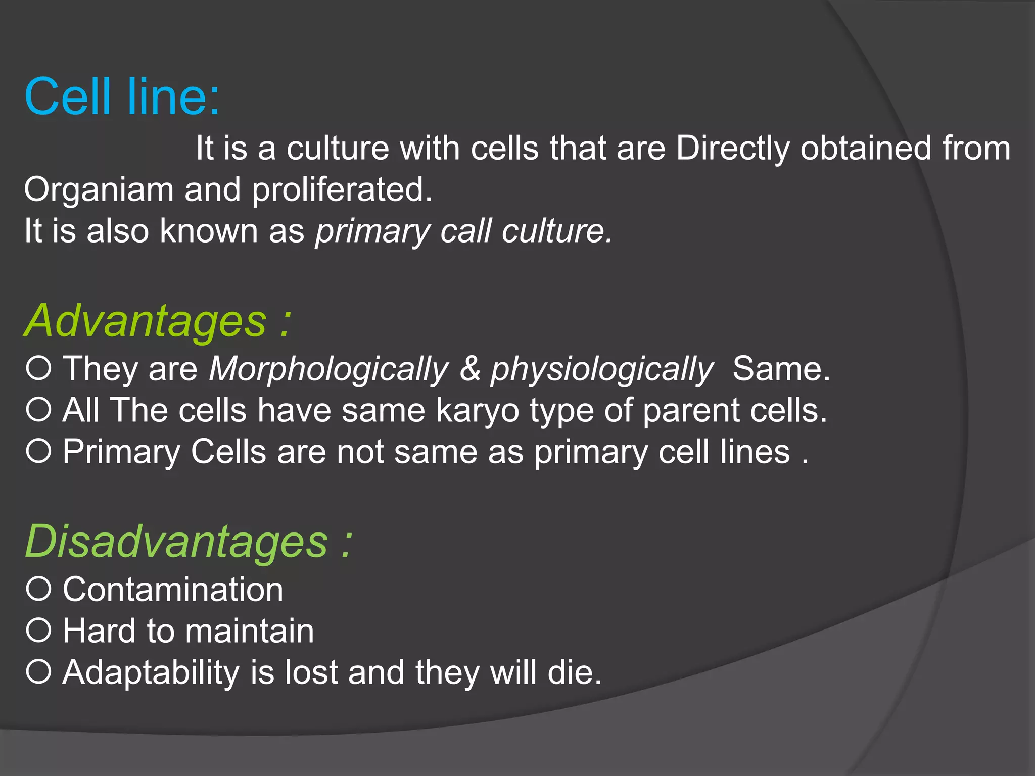 Animal cell culture | PPTX