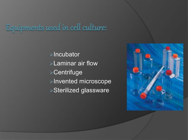 Animal cell culture | PPTX