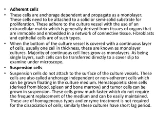 Animal cell culture | PPTX