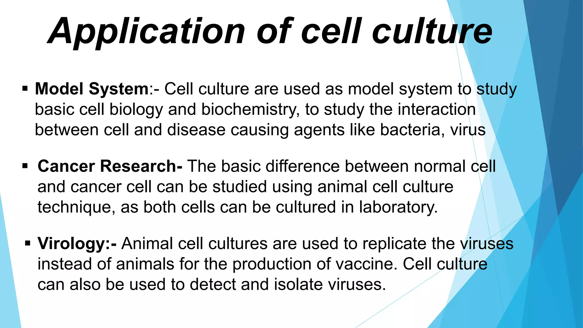 Animal cell culture | PPTX