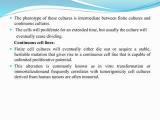 Animal cell culture introduction and equipments | PDF