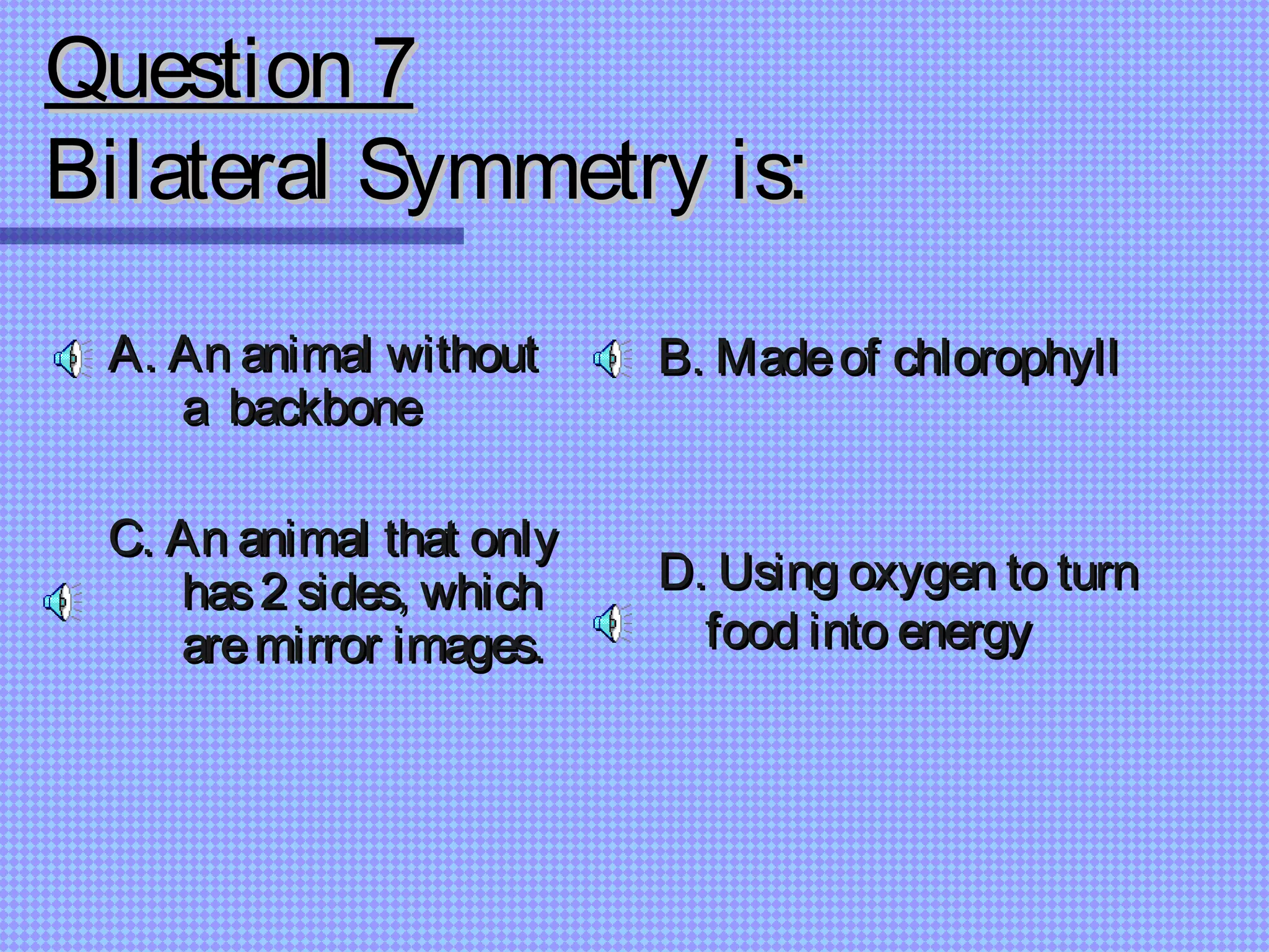 Animal characteristics (science) | PPT