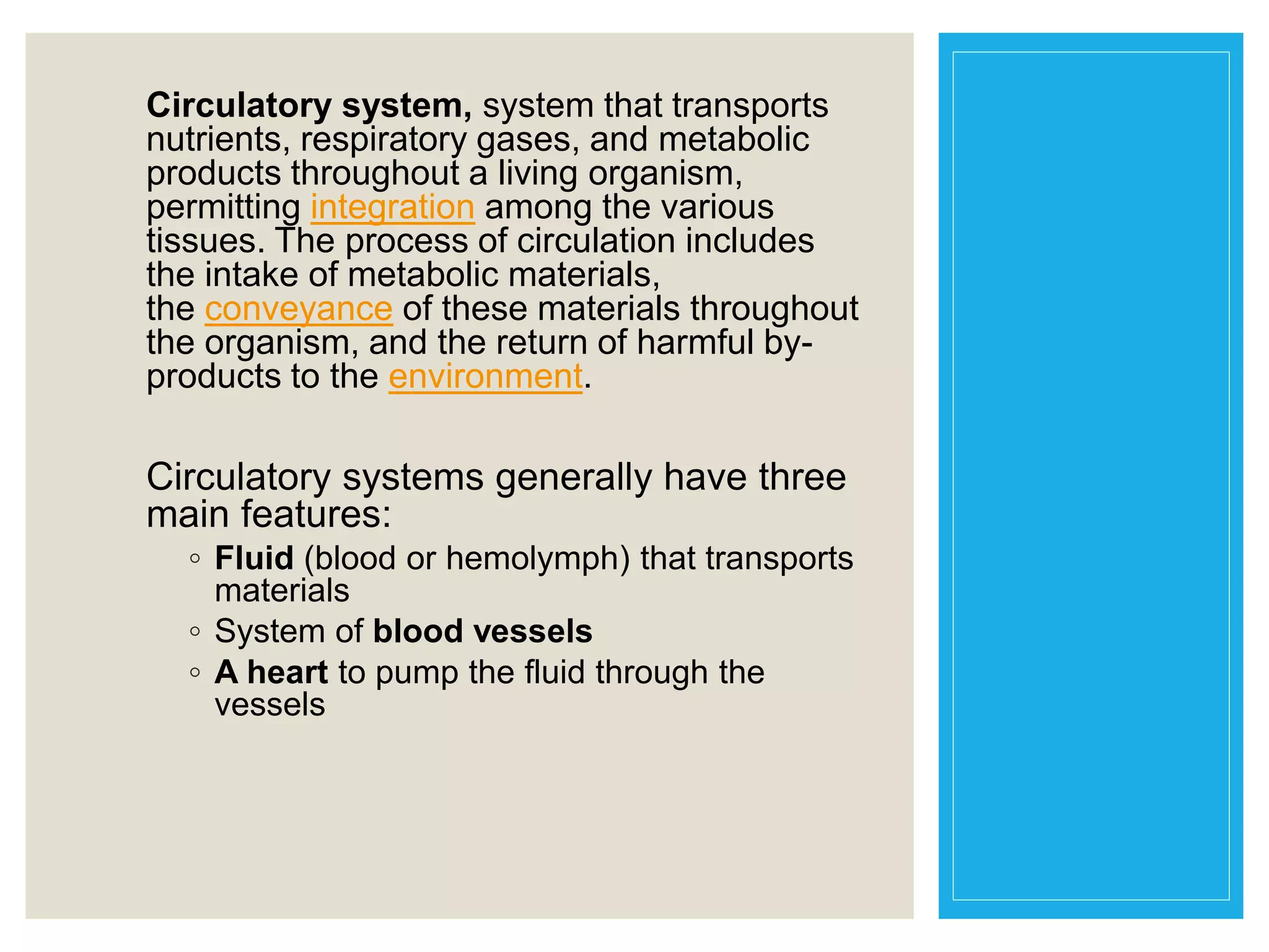 Animal circulatory system | PPTX