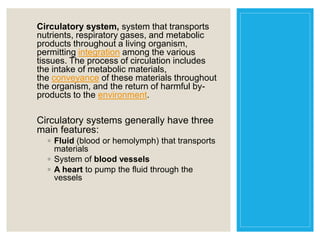 Animal circulatory system | PPTX