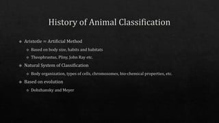 Animal classification | PPT