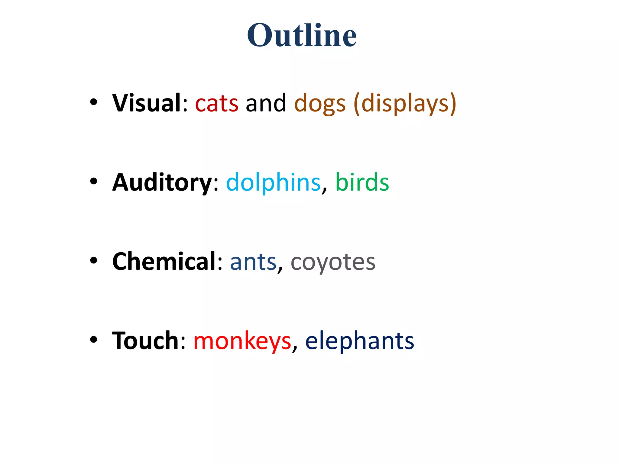 Animal communication | PPTX