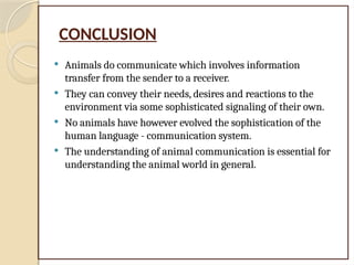 animal communication.pptx................. | PPTX