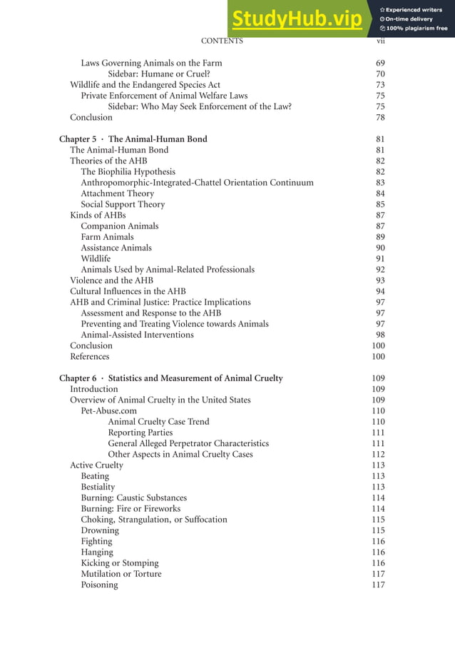 Animal Cruelty A Multidisciplinary Approach To Understanding | PDF