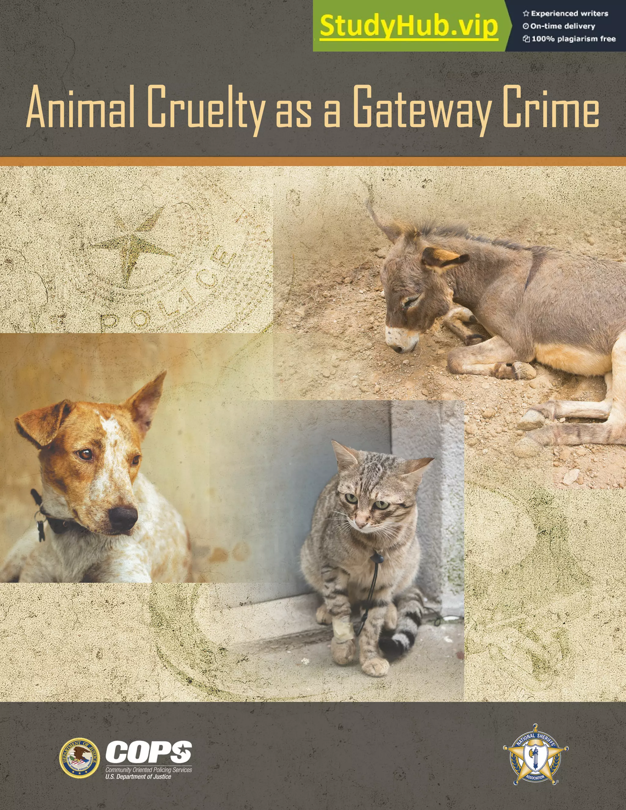 Animal Cruelty As A Gateway Crime | PDF