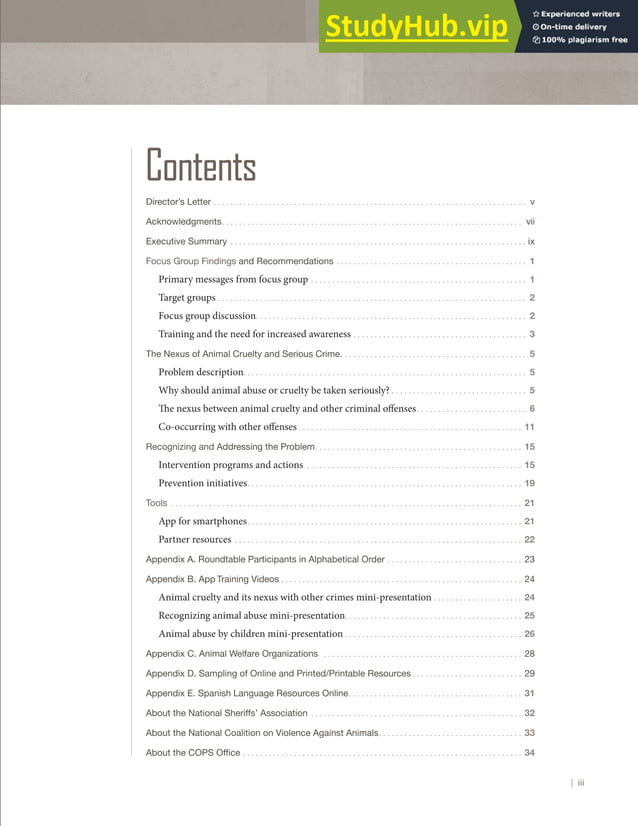 Animal Cruelty As A Gateway Crime | PDF