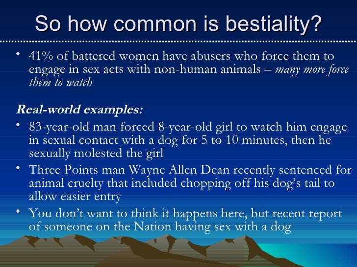 Animal cruelty presentation for officers