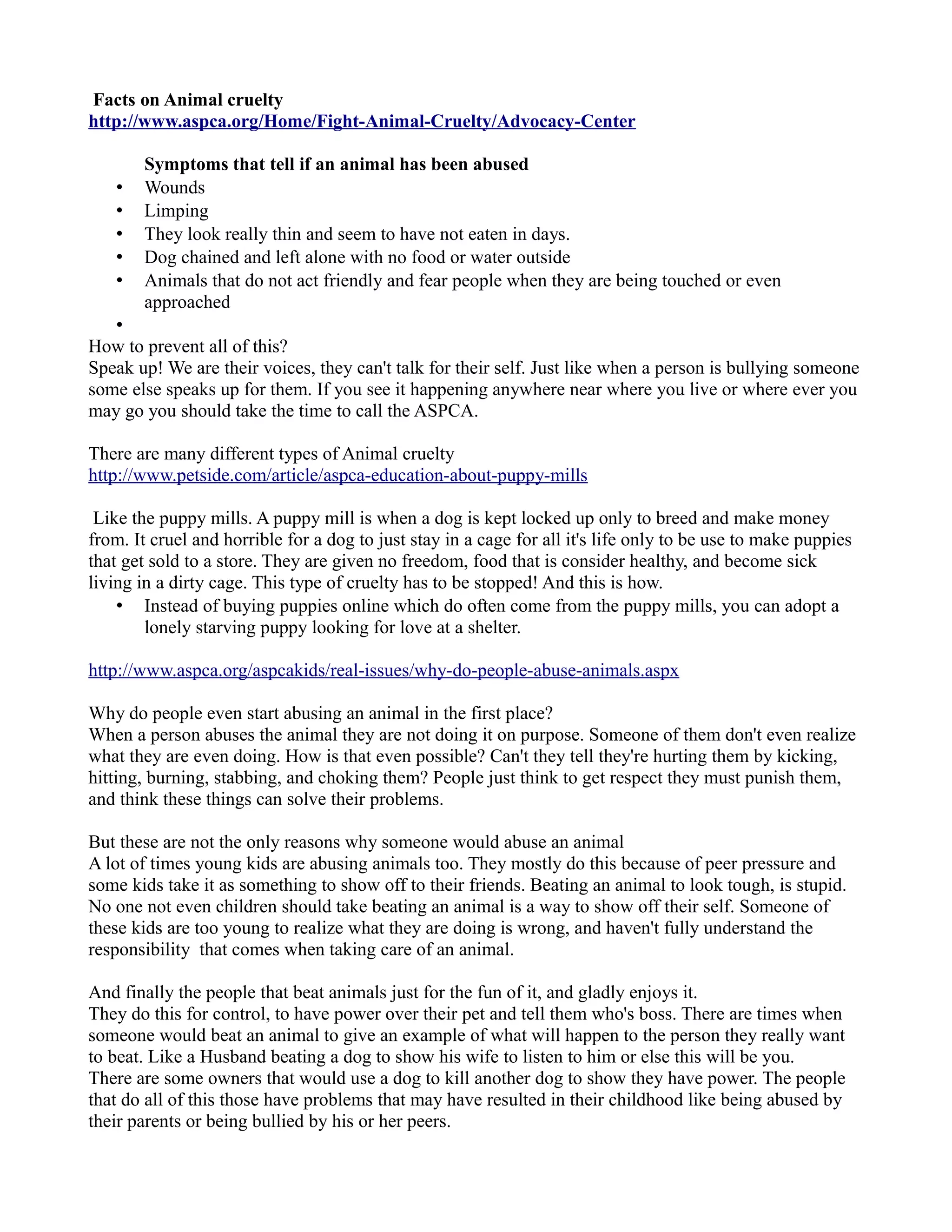 Animal cruelty senior speech | ODT