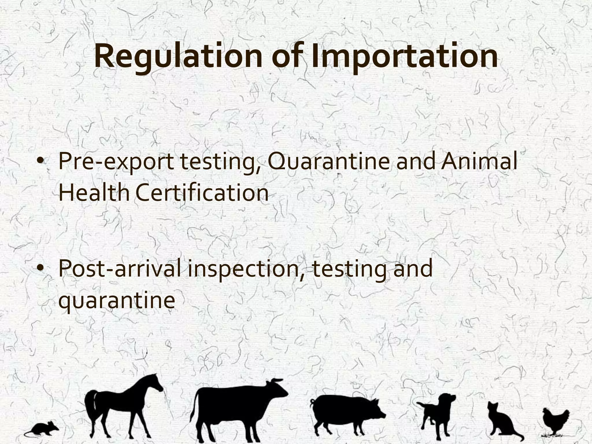 Animal Disease Control | PPTX