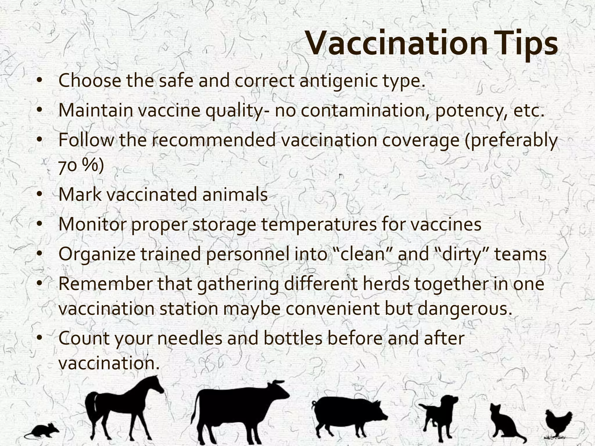 Animal Disease Control | PPTX