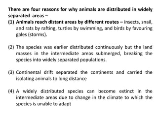 Animal distribution | PPTX