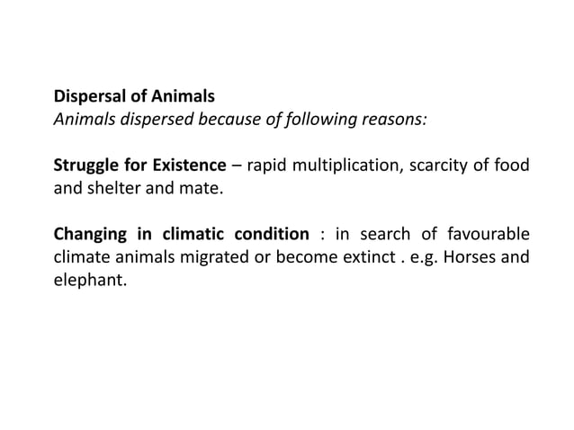 Animal distribution | PPTX