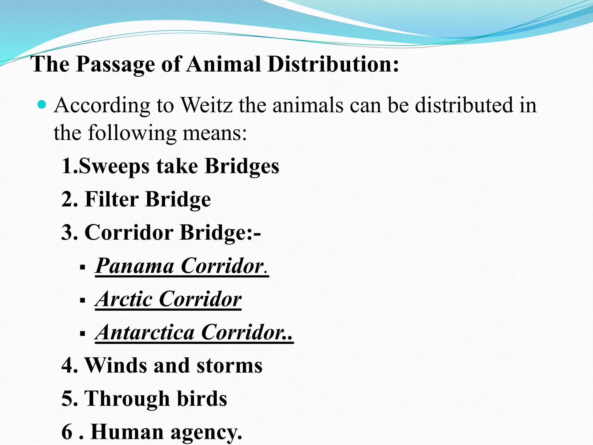 Animal distribution | PPTX