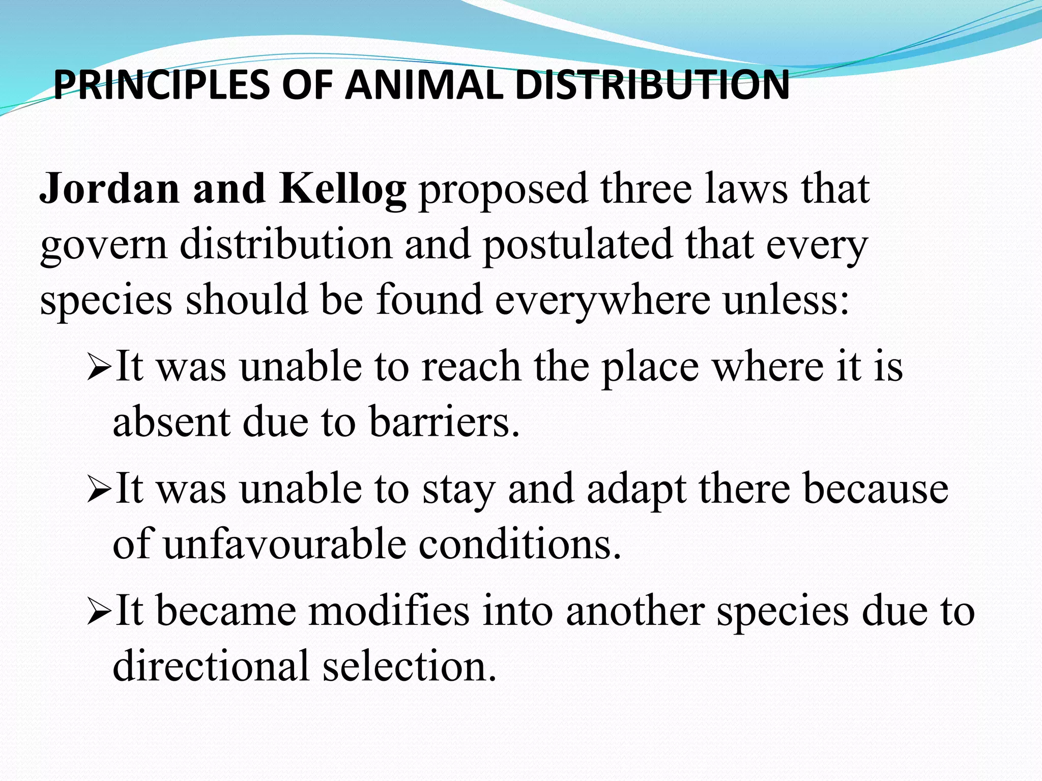 Animal distribution | PPTX