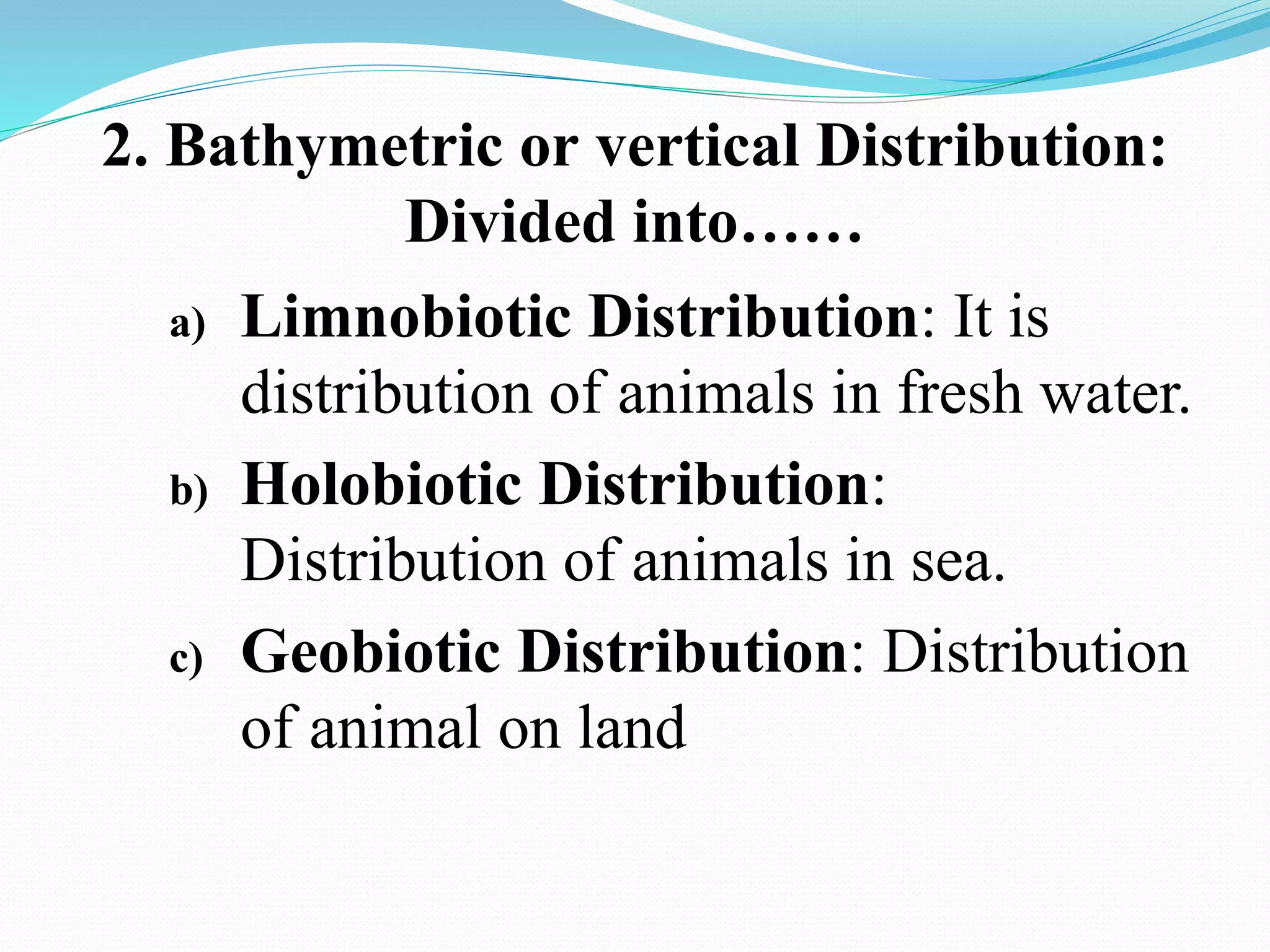 Animal distribution | PPTX