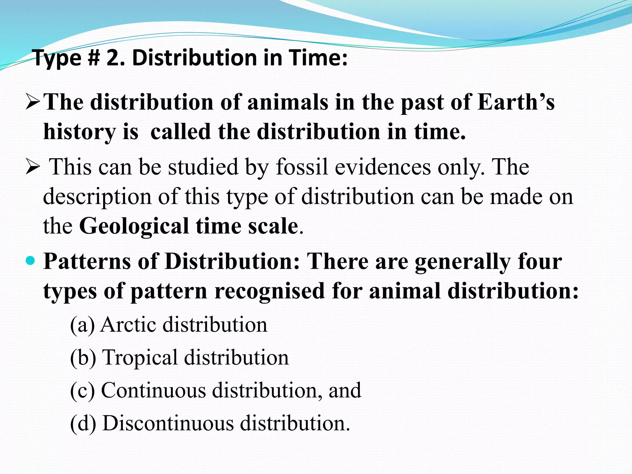 Animal distribution | PPTX