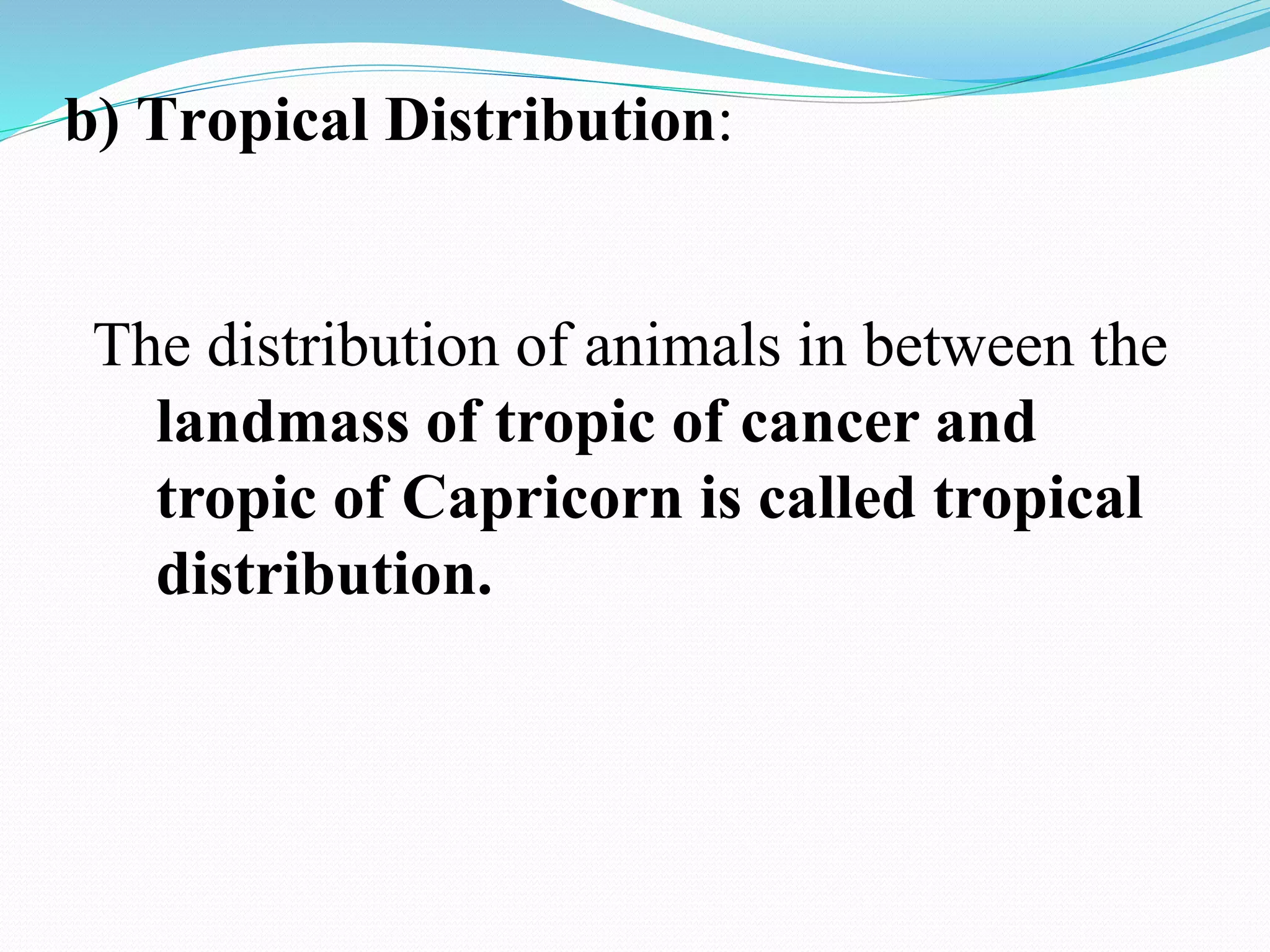 Animal distribution | PPTX