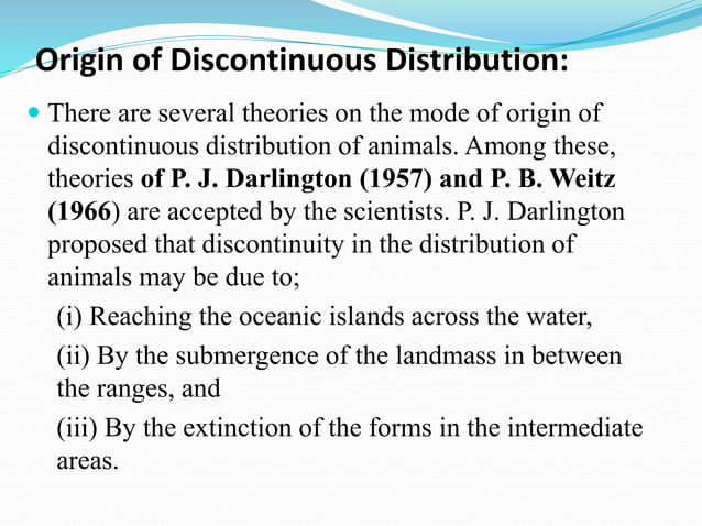 Animal distribution | PPTX