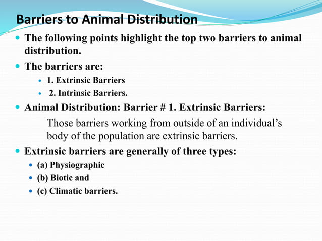 Animal distribution | PPTX