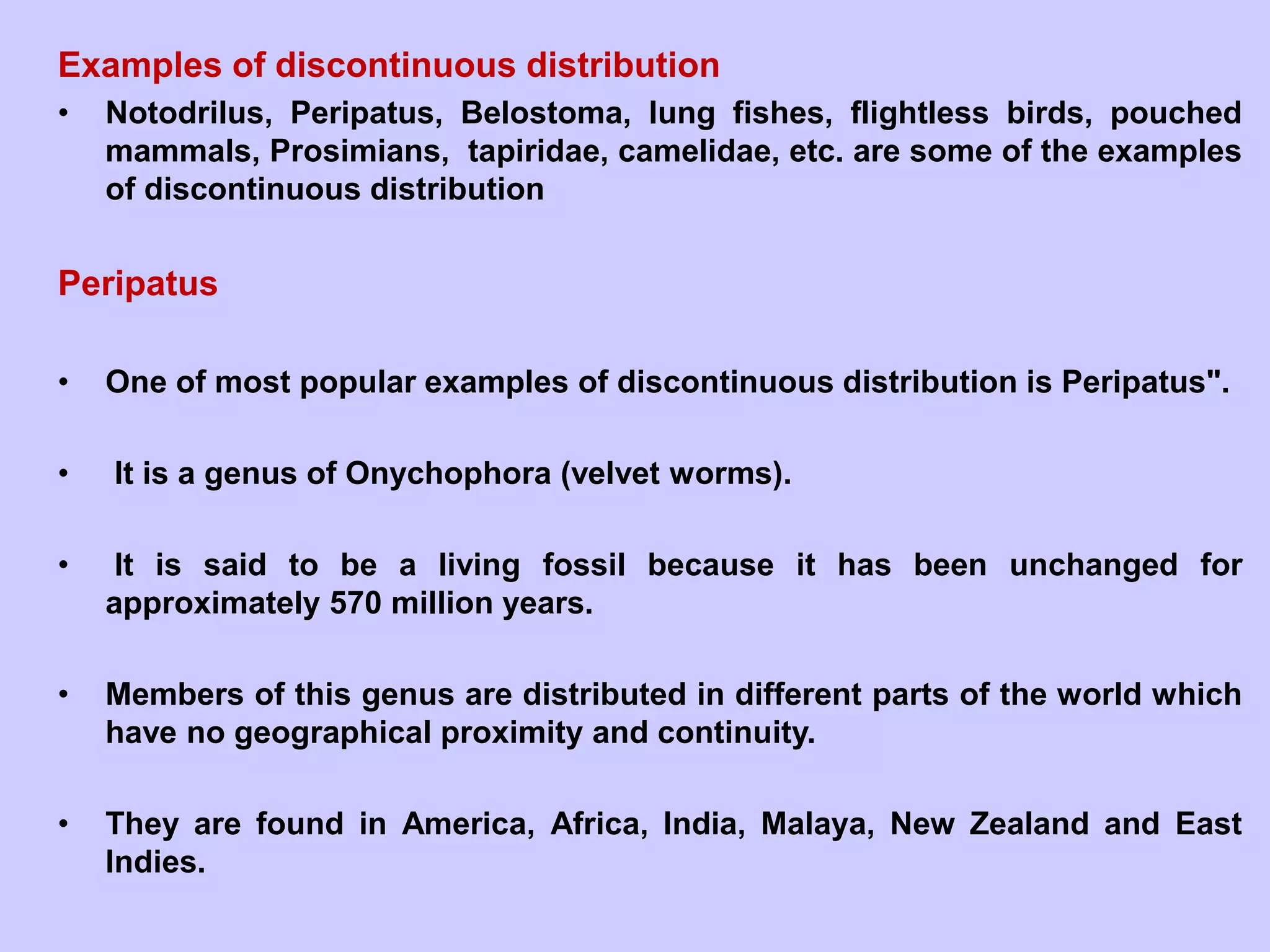 Animal distribution | PPT