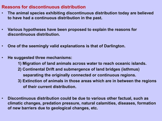 Animal distribution | PPT
