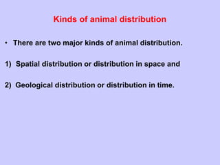 Animal distribution | PPT
