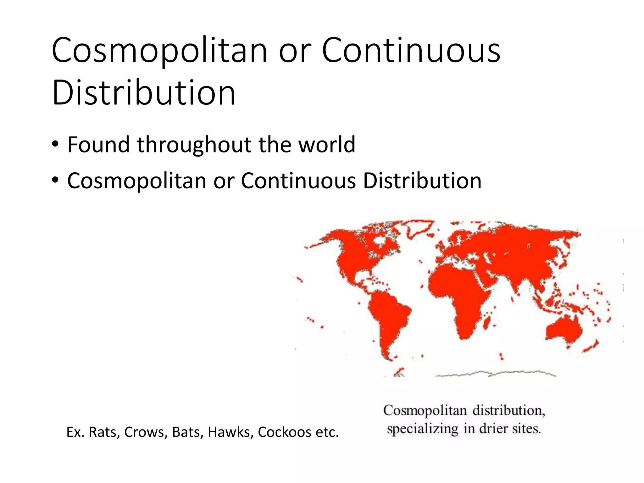 Animal distribution on earth | PPTX