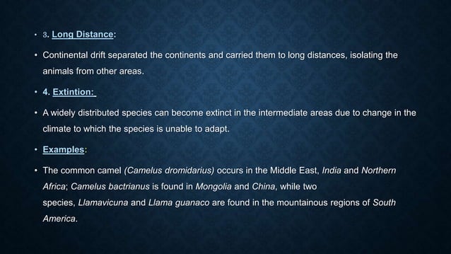 Animal distribution zoogeo | PPTX