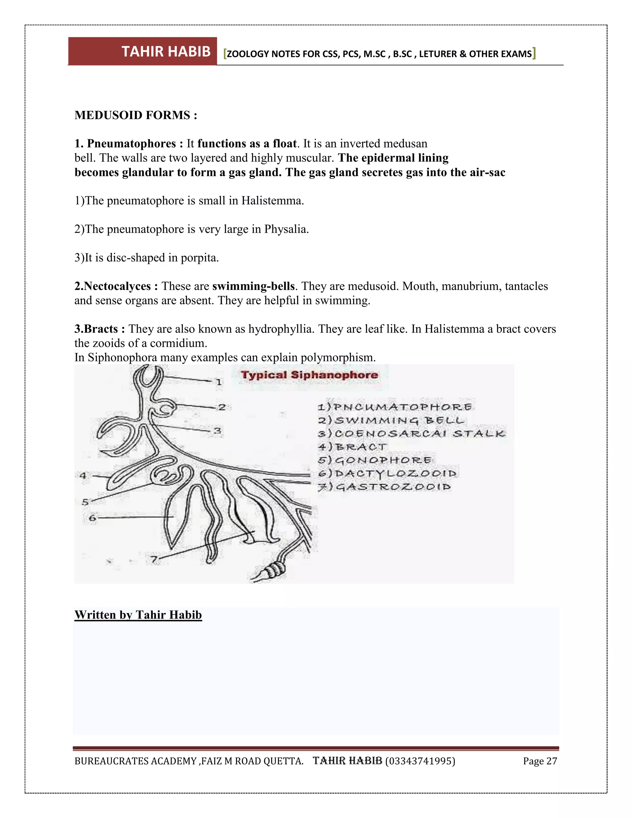 Animal diversity (Zoology) notes | PDF