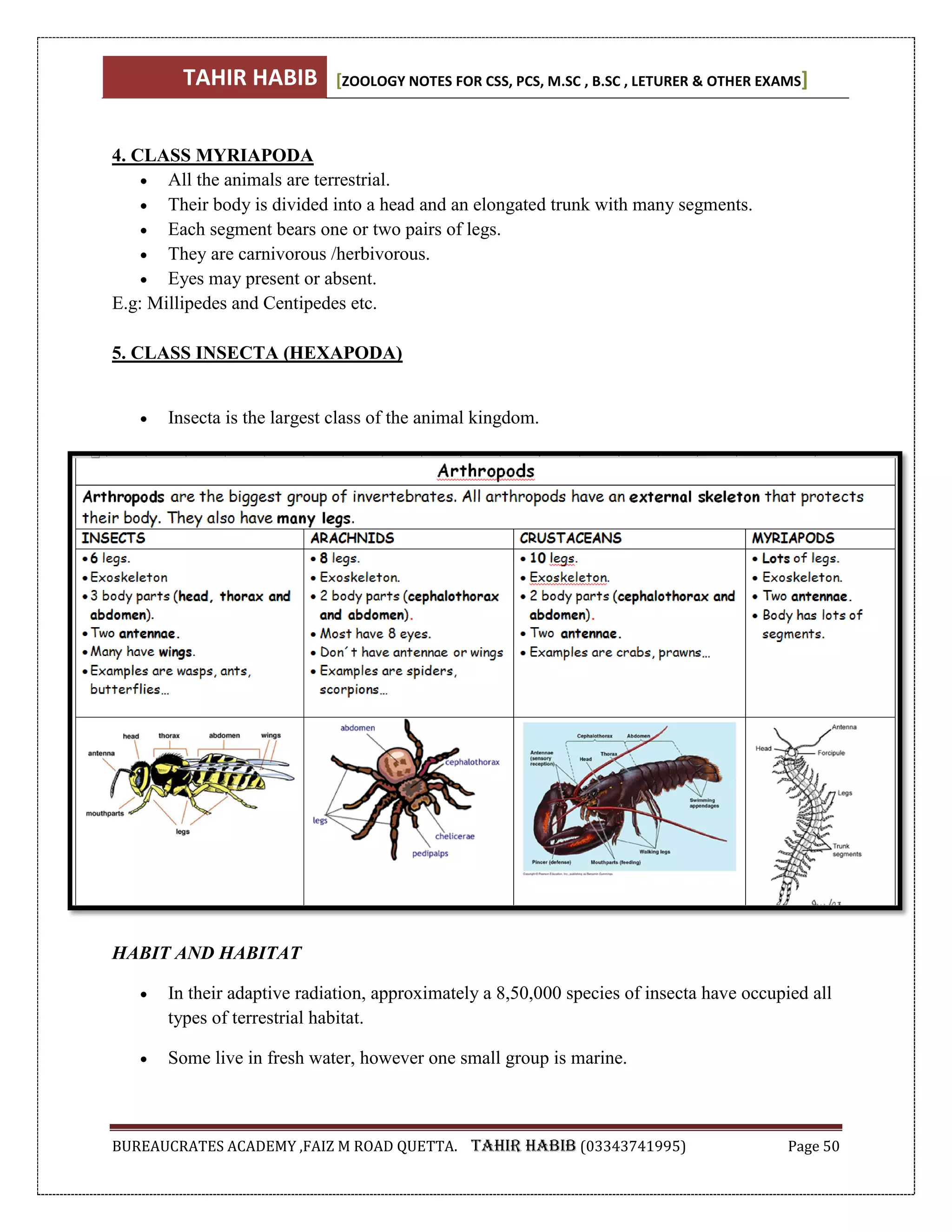 Animal diversity (Zoology) notes | PDF