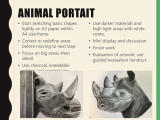 Animal drawing year 7 2018 1 | PPTX