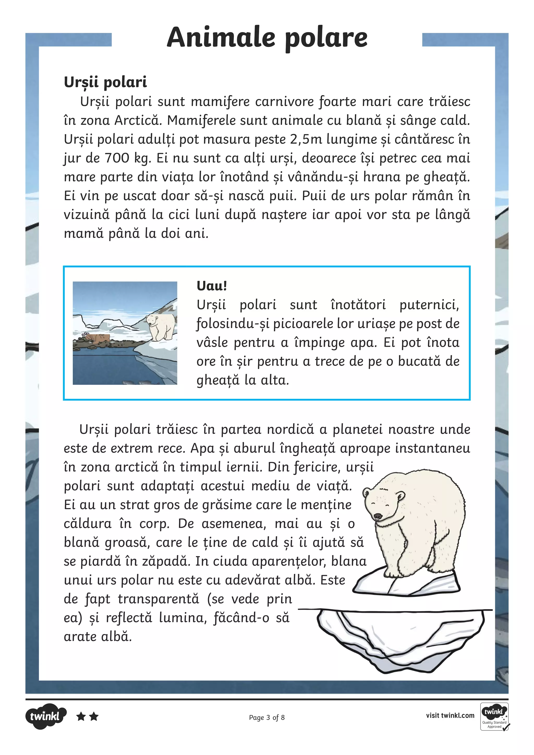 Animale polare - Fise diferentiate de lectura.pdf