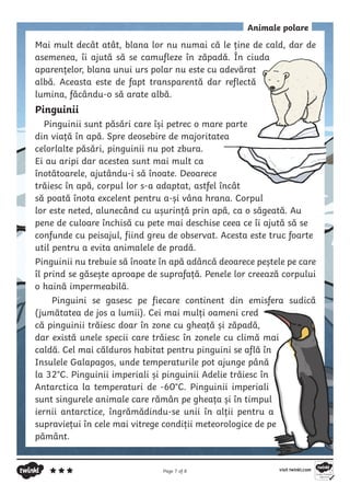 Animale polare - Fise diferentiate de lectura.pdf