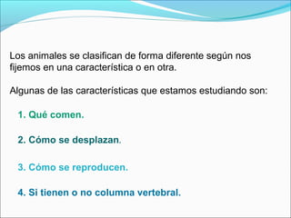 Animales | PPT