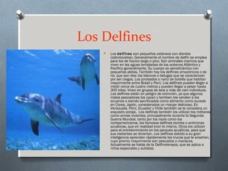 Animales acuáticos en peligro de extinción | PPT